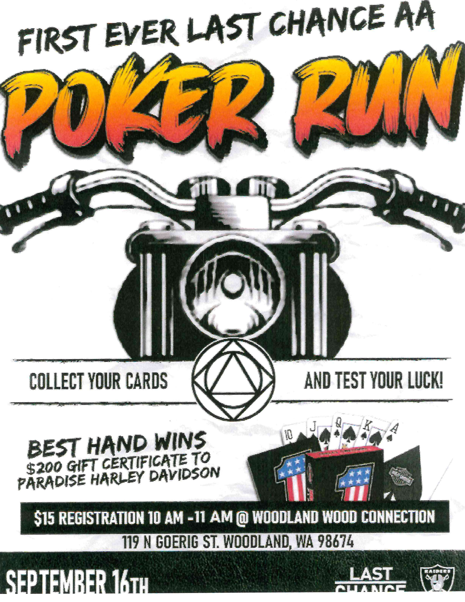 Poker Runs Flyers Templates